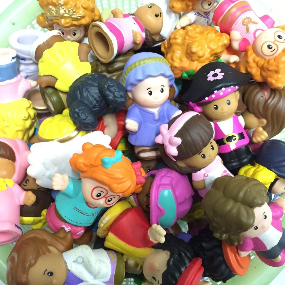 Random Lot 10pcs Fisher Price LITTLE PEOPLE Friendship 2" Figures Boy ...