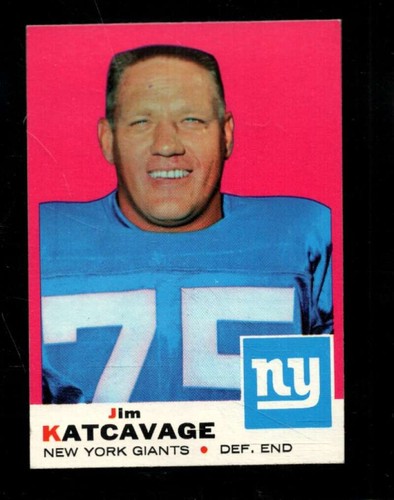 1969 Topps #84 Jim Katcavage NM NY Giants *X119646 | eBay