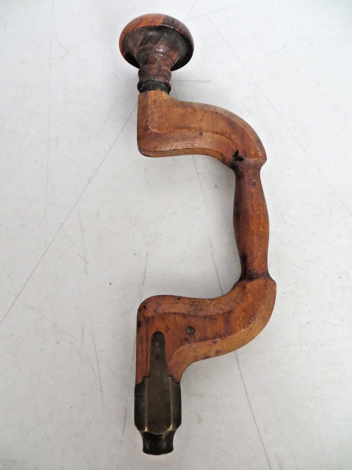 Antique Brace and Bit Hand Drill | eBay