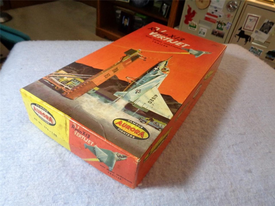 AURORA 1957 Vintage RYAN X-13 VERTIJET #376 Empty Box Only NICE! RARE ...