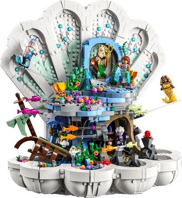 MOC blocks Creator:Mermaid Royal Clamshell（ 43225）With 1808 Pcs. MOC ...
