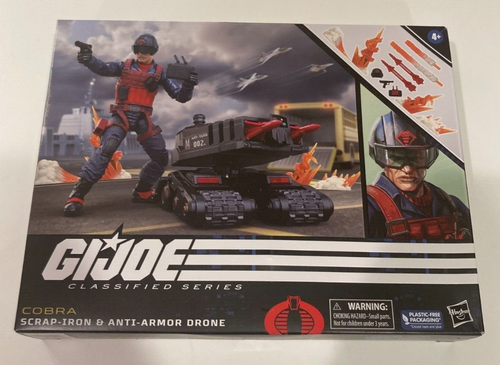 GI JOE HASBRO CLASSIFIED SERIES 6" 1:12 COBRA SCRAP-IRON & ANTI-ARMOR ...