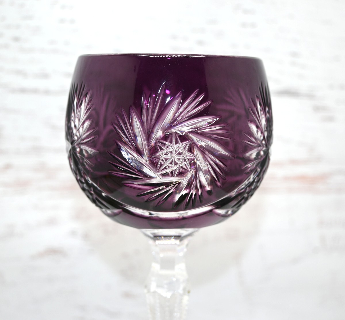 Purple Stemware LSA International Gems Wine Glass, Set Of 4, 250ml