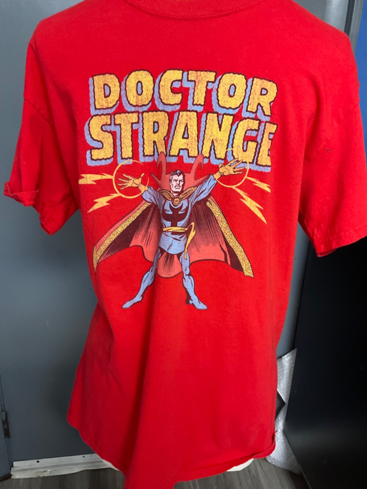 RARE Vintage Medium DR. STRANGE red T-SHIRT marvel co… - Gem