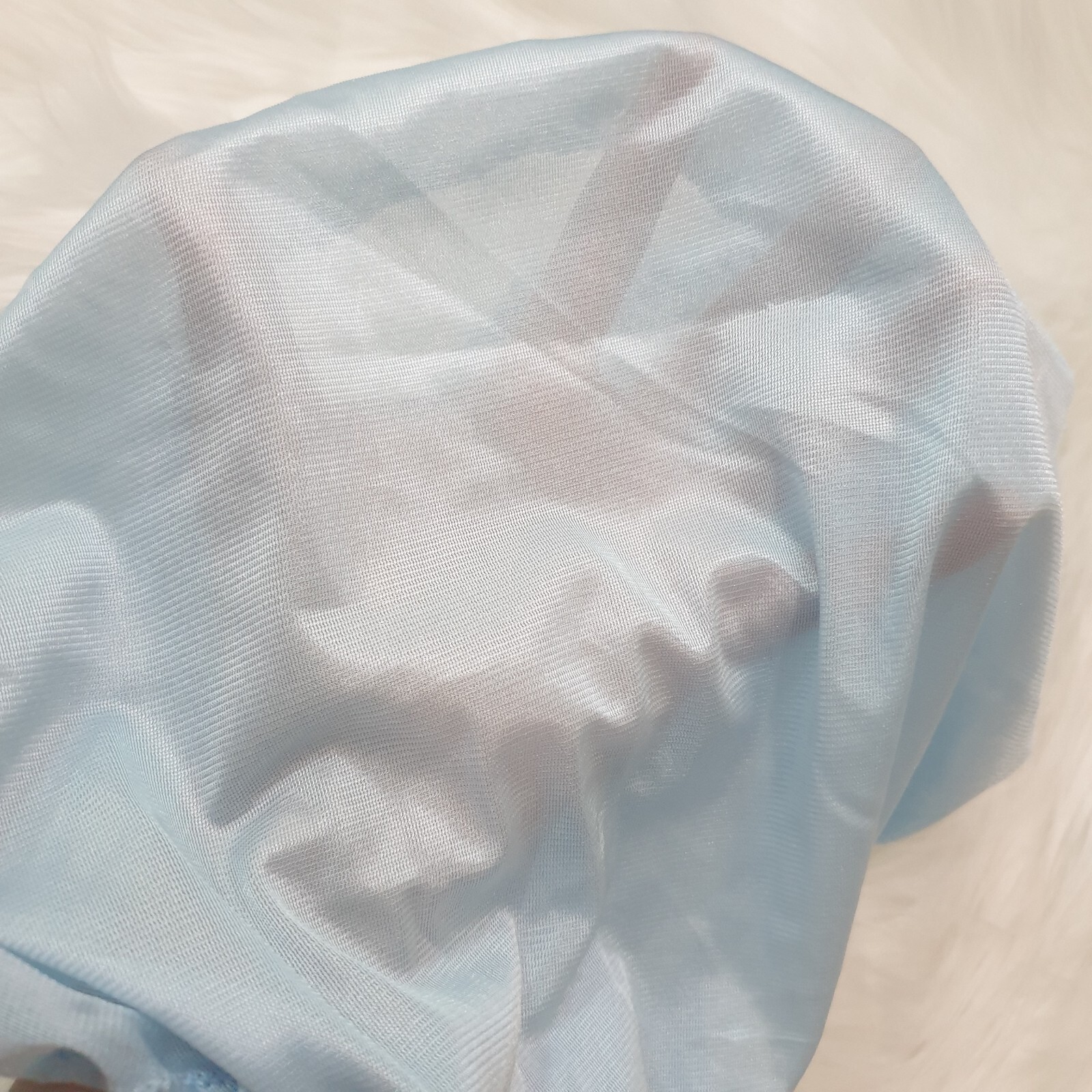 Vintage Silky Nylon Panties Blue Flower Granny Sheer … - Gem