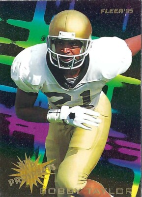 1995 Fleer NFL Prospects Bobby Taylor | eBay