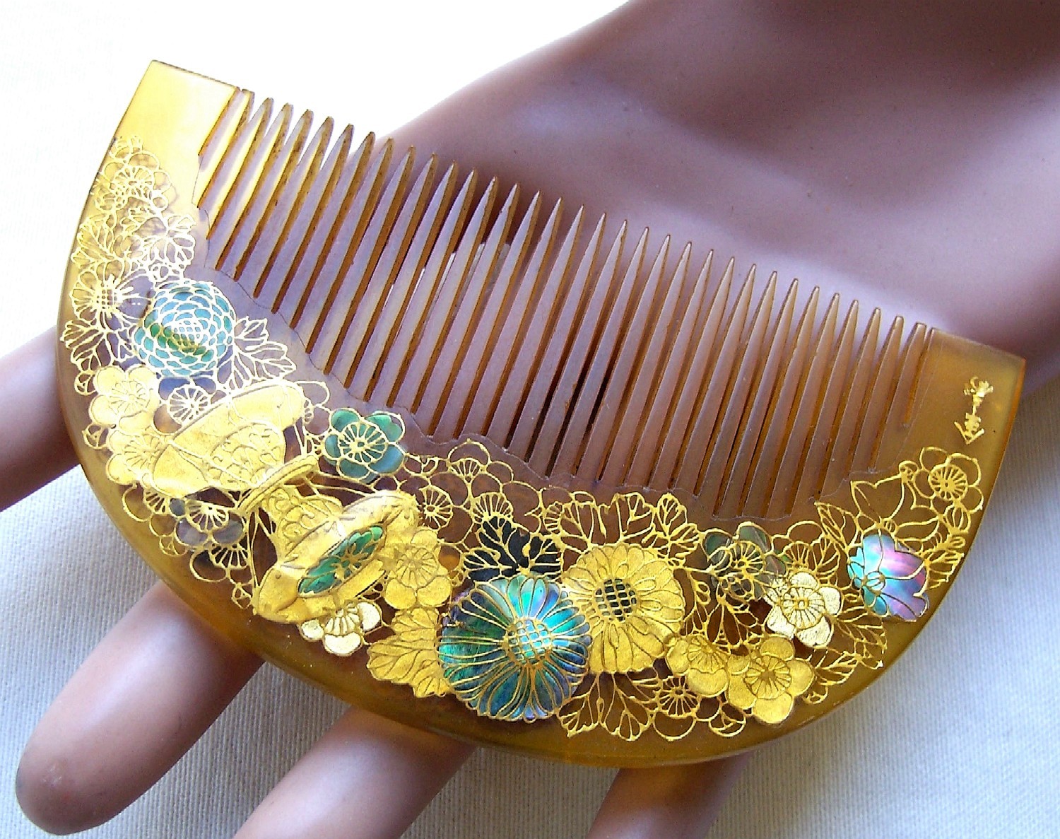 Vintage Japanese kanzashi comb hairpin geisha set hair accessory (AAP ...