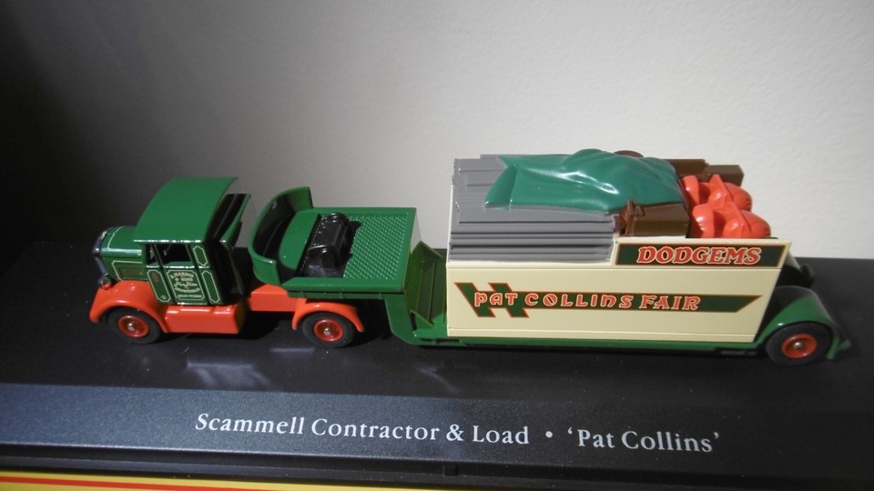 Corgi Trackside 1/76 SCAMMELL CONTRACTOR & DODGEMS LOAD PAT COLLINS ...