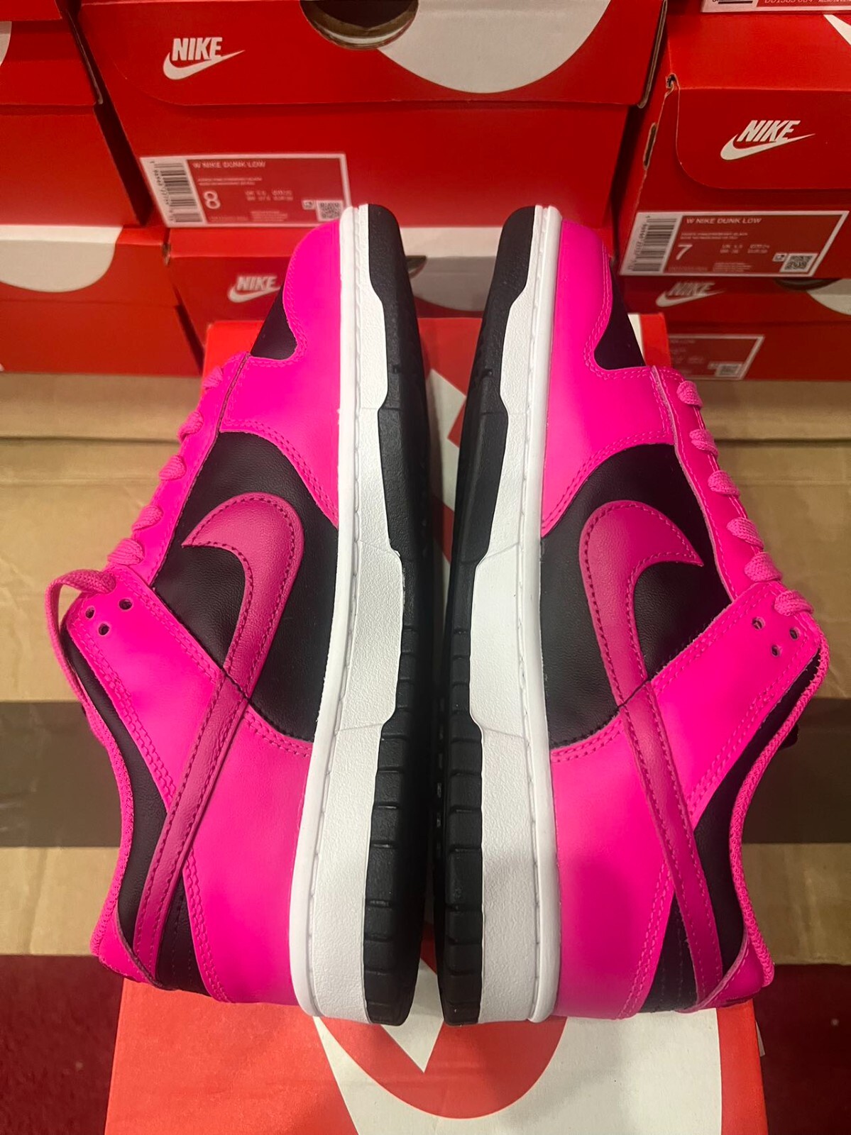 Nike Dunk Low Fierce Pink Fireberry Black WMNS Size 6W-10W DD1503-604 ...