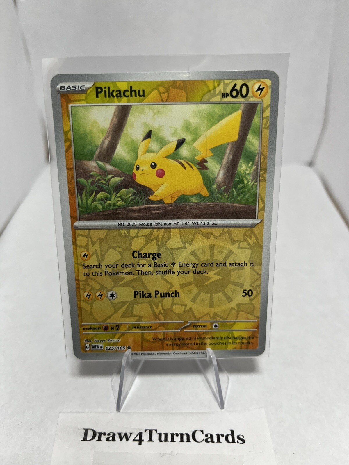 Pokémon - 151 - Pikachu 025/165 Reverse Holo - ENGLISH - NM/M | eBay
