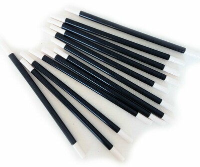 12 Pack MAGIC WANDS 13" Plastic Magician Trick Set Toy Black White Tips ...