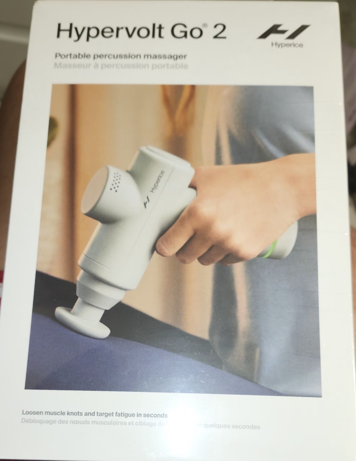 Hyperice Hypervolt GO 2 Percussion Massage Device - White (55205 001-00 ...