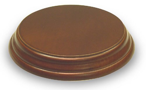 Aft 3" Round Wood Display Base Walnut Finish pkg/ | eBay