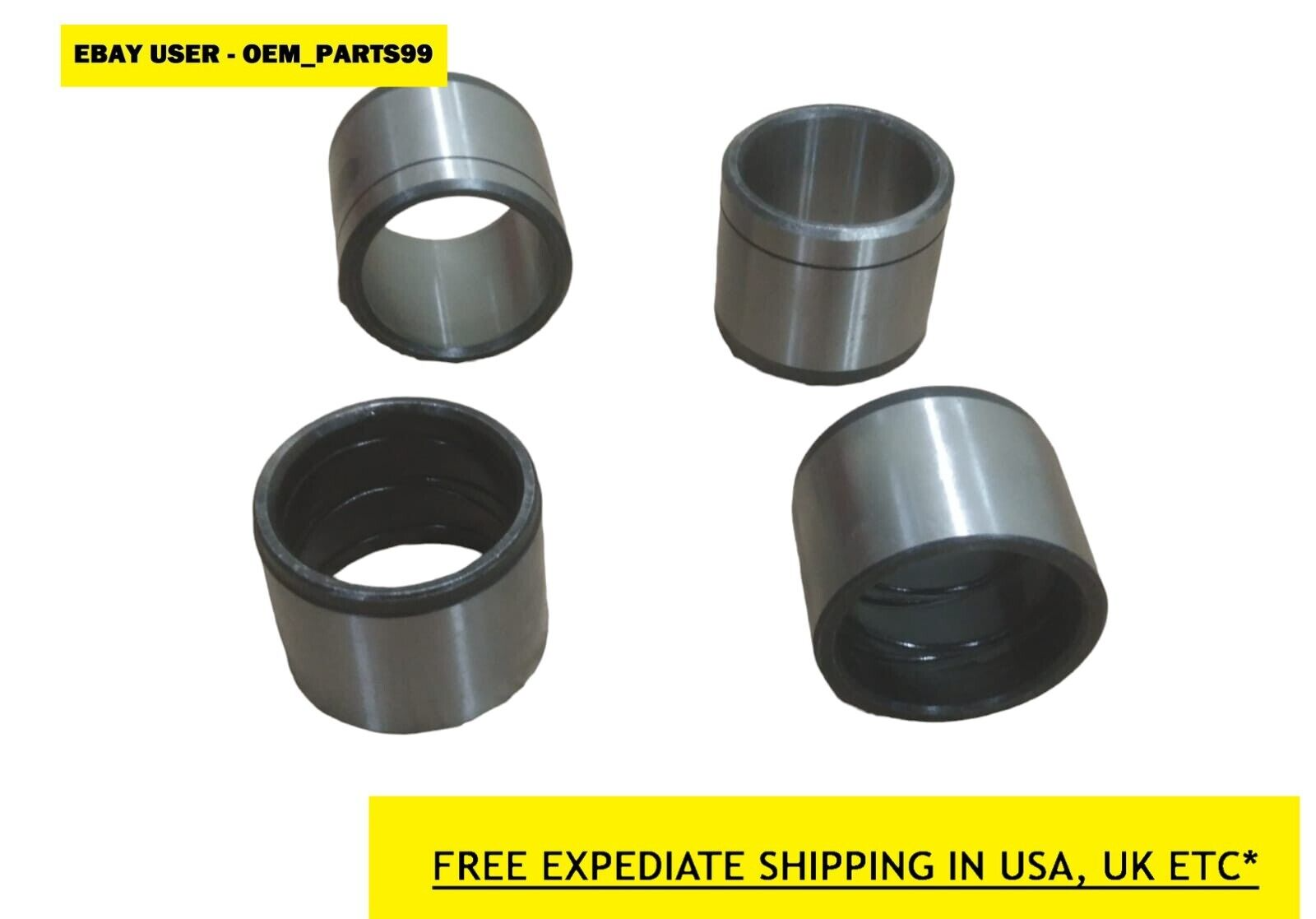 JCB PARTS - DIPPER/ TIPPING LINK BUSHES, 2 PCS. EACH (809/00125 & 809/ ...