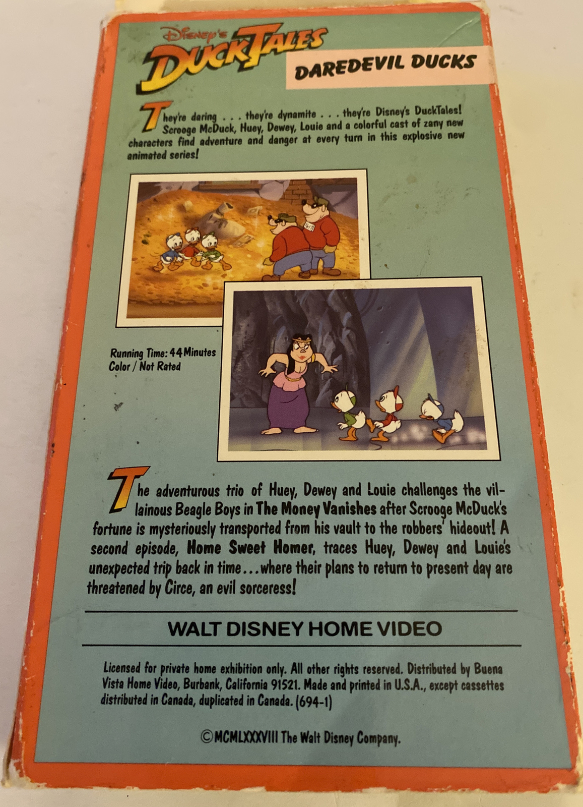 Disneys Ducktales - Daredevil Ducks (VHS, 1991) 12257694031 | eBay
