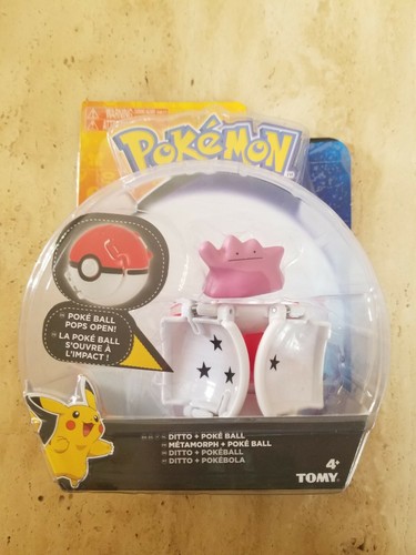 Pokemon Throw n Pop Ditto Poke Ball NEW Tomy | eBay