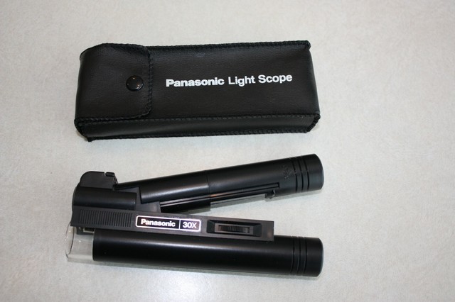 Panasonic Light Scope Ff-393e 30x Optic Microscope Complete With Case ...