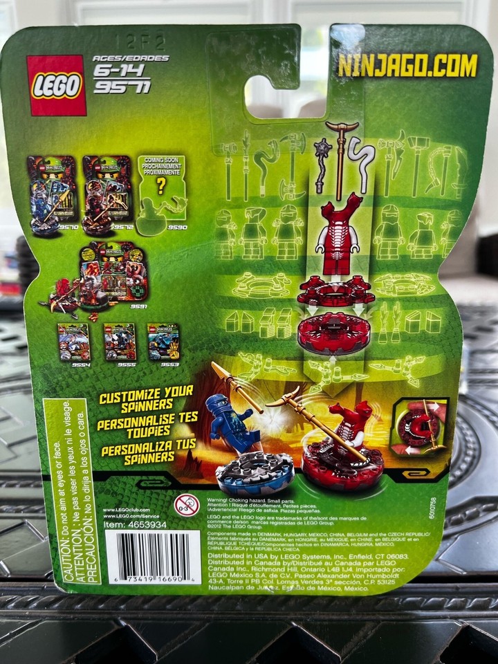 LEGO 9571 Ninjago Fangdam Spinner, New and Factory Sealed | eBay