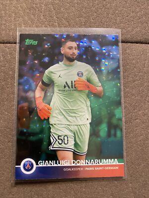 TOPPS PSG BOX TEAM SET - Parallel Numbered card - DONNARUMMA ITALY /150 ...