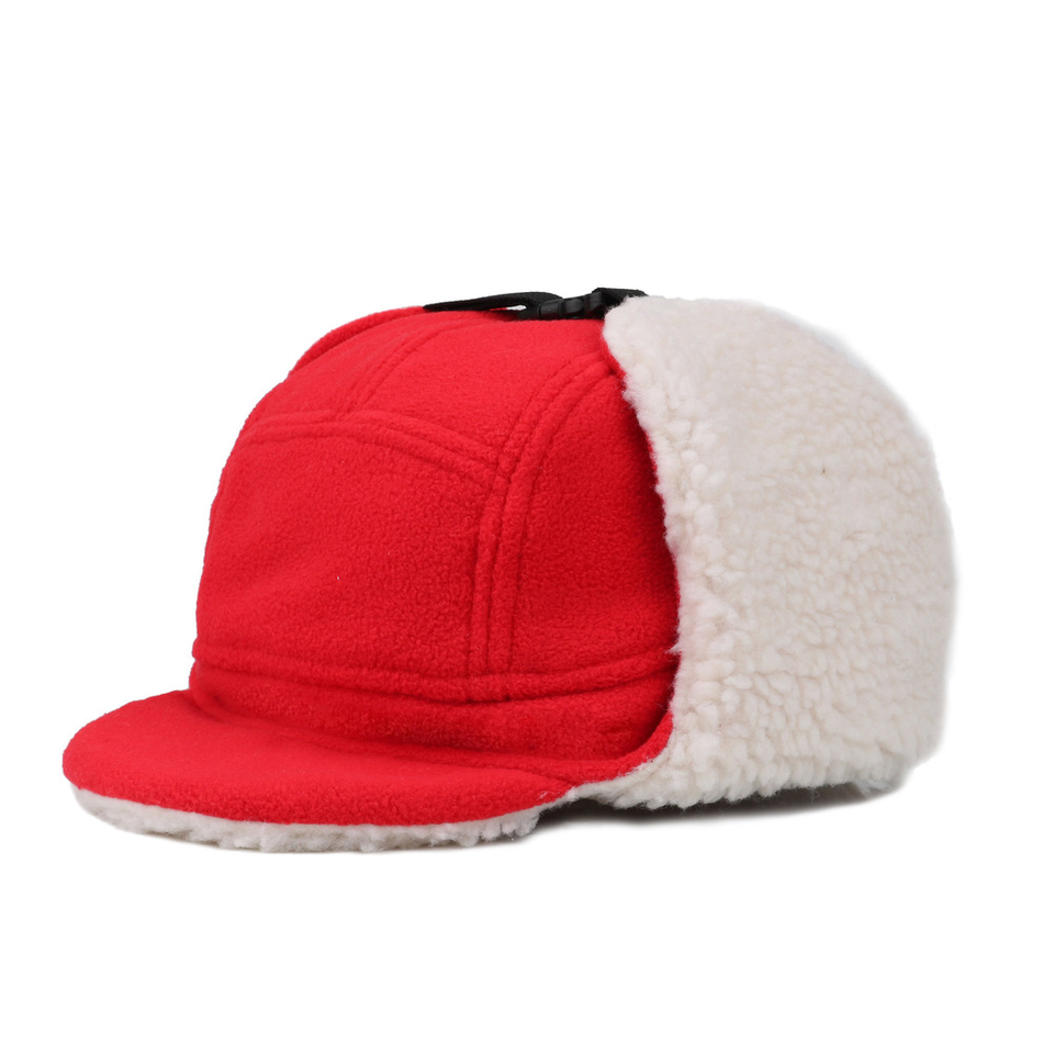 Windproof Ear Flaps Hat Winter Windproof Soft Warm Polar Fleece Beanie ...
