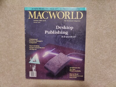 Macworld Magazine October 1988: Special Desktop Publishing issue | eBay
