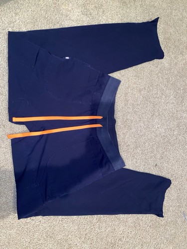 FIGS Womens Medium Tall Straight Leg Navy | eBay