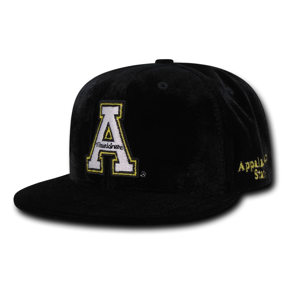 NCAA Appalachian State Mountaineers Velvet Snapback Baseball Caps Hats ...