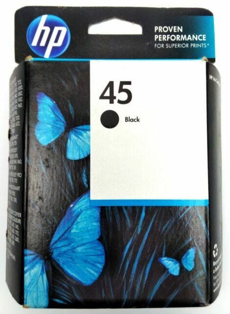 HP 51645A 45 Ink Printer Cartridge - Black EXPIRES 11/2012 88698585177 ...
