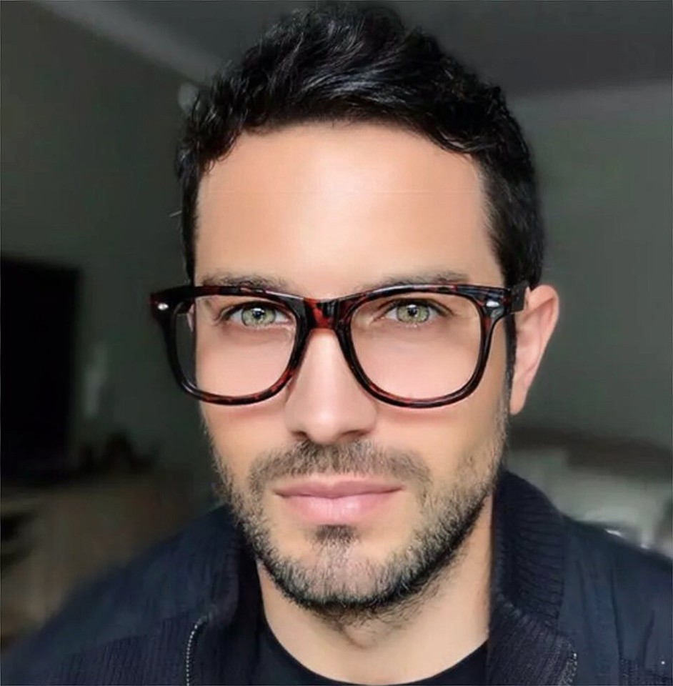 Sexy Geek Square Glossy Clear Lens WaYfe Fashion HOT Women Eyeglasses ...