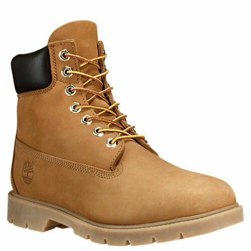 Timberland Men's 6" Basic Waterproof Leather Boot With Padded Collar ...