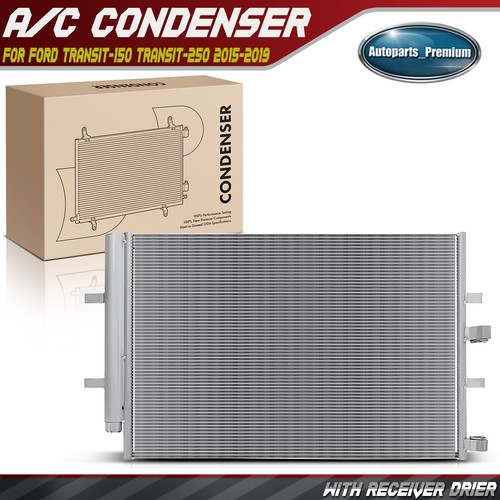AC Condenser A/C Air Conditioning w/ Bracket&Receiver Drier for Ford ...