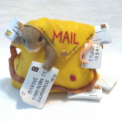 Mailman Figurine "You Always Deliver" Charming Tails (Mouse) NIB ...