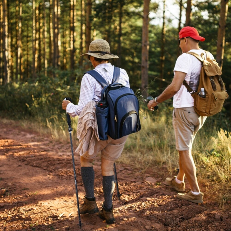 Tactical Trekking Poles Walking Cane Hiking Stick For Outdoor Survival ...