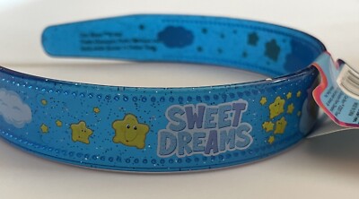 Care Bears Plastic Headband New 2003 Vintage BLUE GLITTER Tenderheart ...