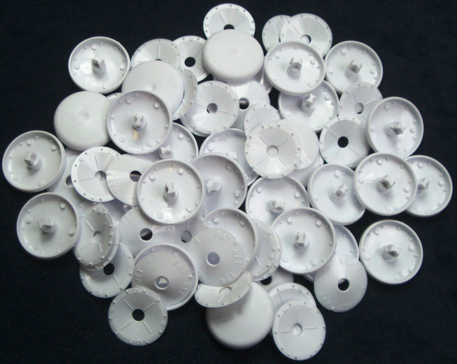 PLASTIC NYLON SELF COVER BUTTONS / TOOL 11MM 15MM 19MM 22MM 29MM - 10 ...