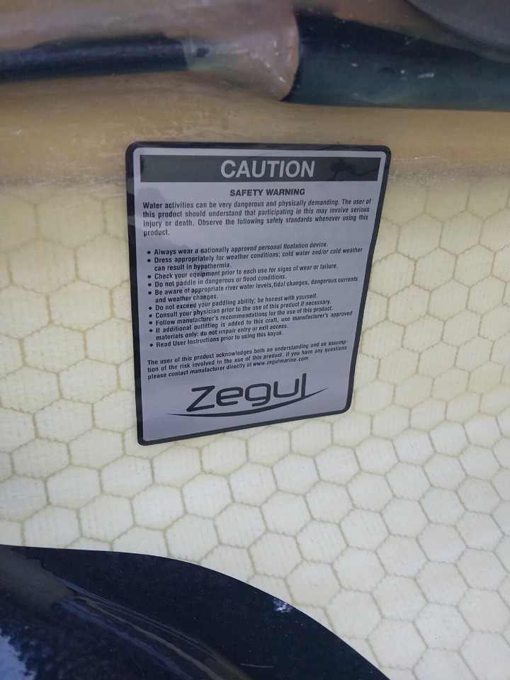 16’9” Zegul Kayaks PLAY HV Performance Sea Kayak Touring NEW 100% ...