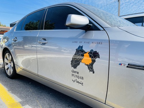 Punjab Map Sticker Old Punjab Map Car Punjabi Sticker | eBay