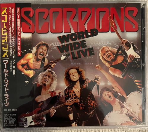 Scorpions - World Wide Live - CD Japan Import w/OBI Rare OOP | eBay