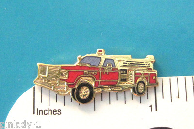 FIRE DEPARTMENT TRUCK - hat pin , lapel pin , tie tac , hatpin GIFT ...