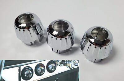 (Set/3) Chrome AC Heater Control Outer Knobs for 2006+ Kenworth W900, T800, T660 | eBay.de
