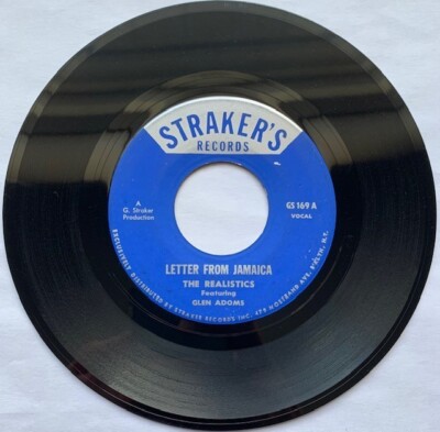 THE REALISTICS-STRAKERS GS 169-LETTER FROM JAMAICA-LETTER FROM GLEN-7 ...