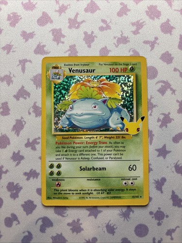 Pokemon Venusaur Celebrations Classic Collection #15 MINT-PACK FRESH | eBay