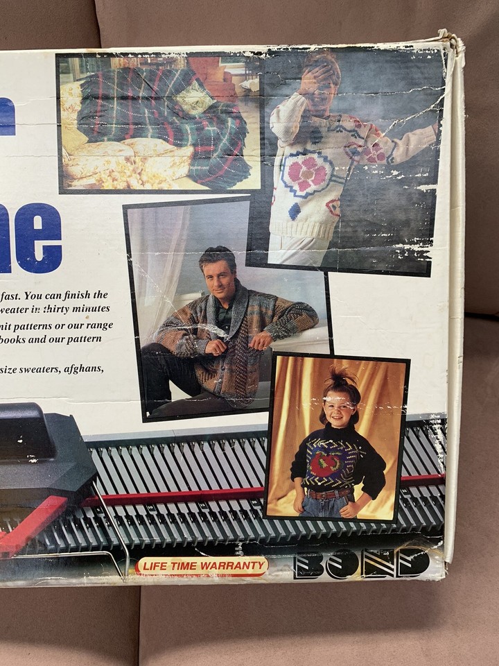 Bond Incredible Sweater Machine Knitting Machine OLD STOCK , OPEN BOX ...