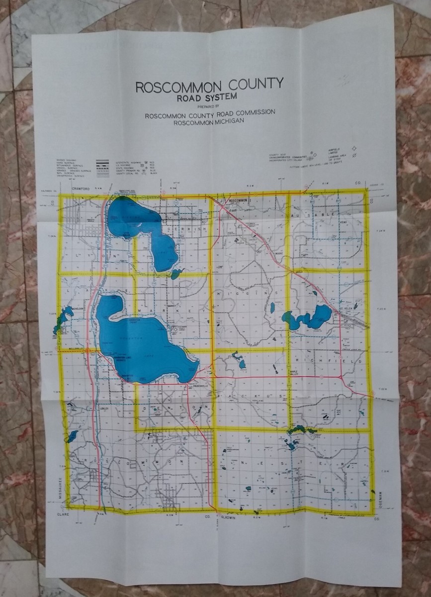Roscommon County Map