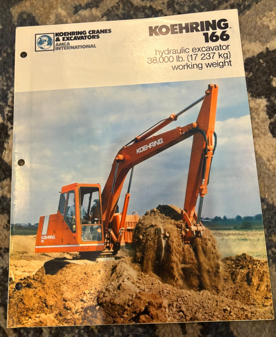 Koehring 166 Hydraulic Excavator Brochure AMIL25 | eBay