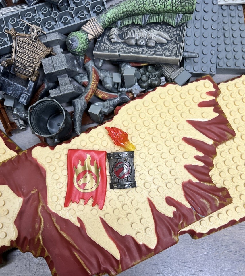 Mega Blocks Portal Of Fire Parts Lot Over 3 Lbs Fire And Ice Knight ...