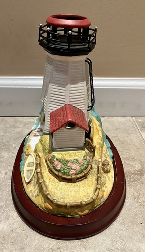 1993 Partylite Tealight Candle Holder Porcelain Plymouth LightHouse ...