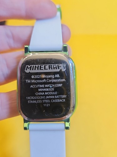 Accutime Minecraft Kids Touchscreen Interactive Smart Watch Model ...