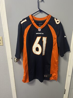 Vintage Mens Jersey Battistoni NFL Denver Broncos #61, 24” Across Chest ...