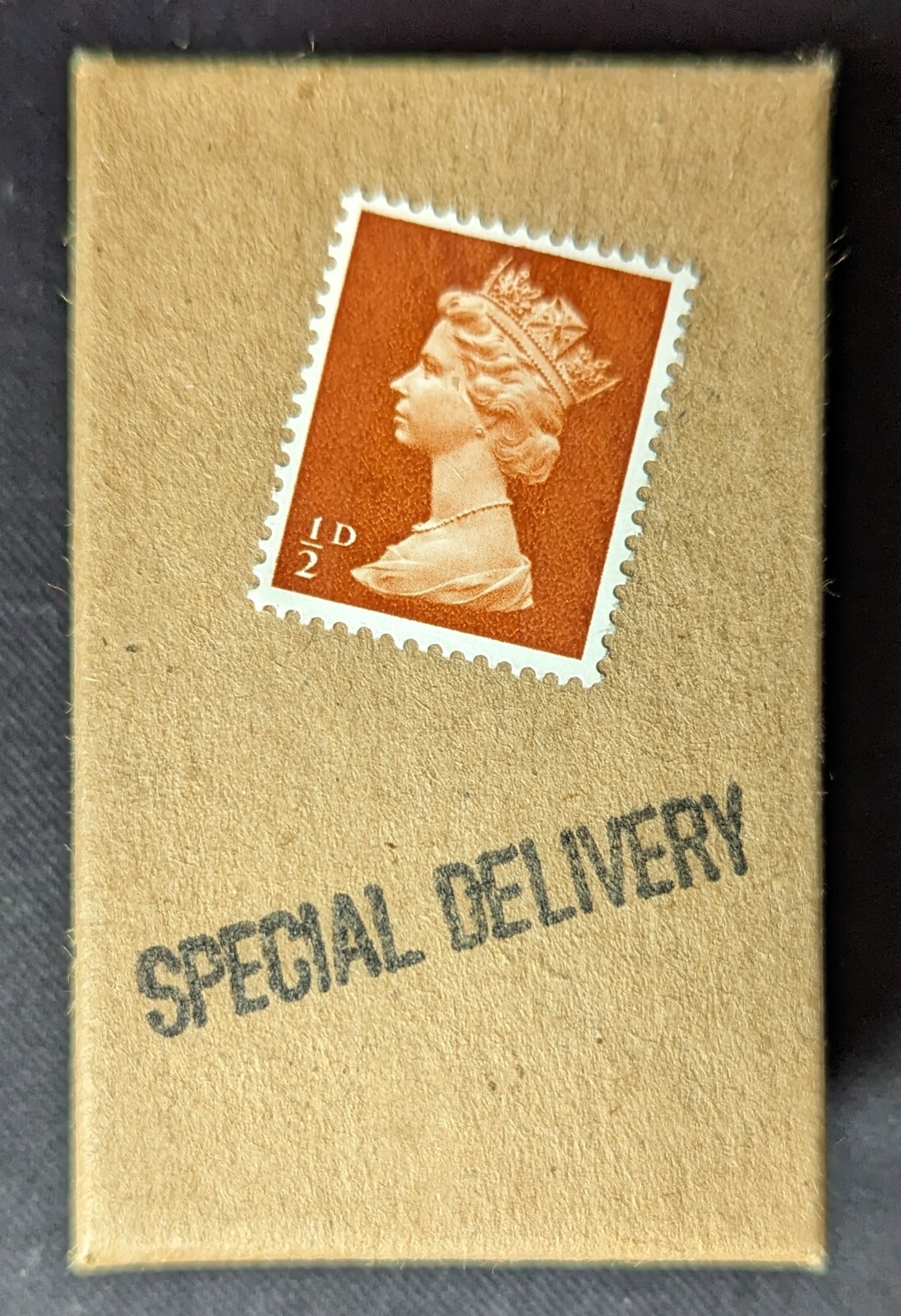 Alice In Wonderland 13 Pence Postage Stamp Pin in Box, Handmade In San ...